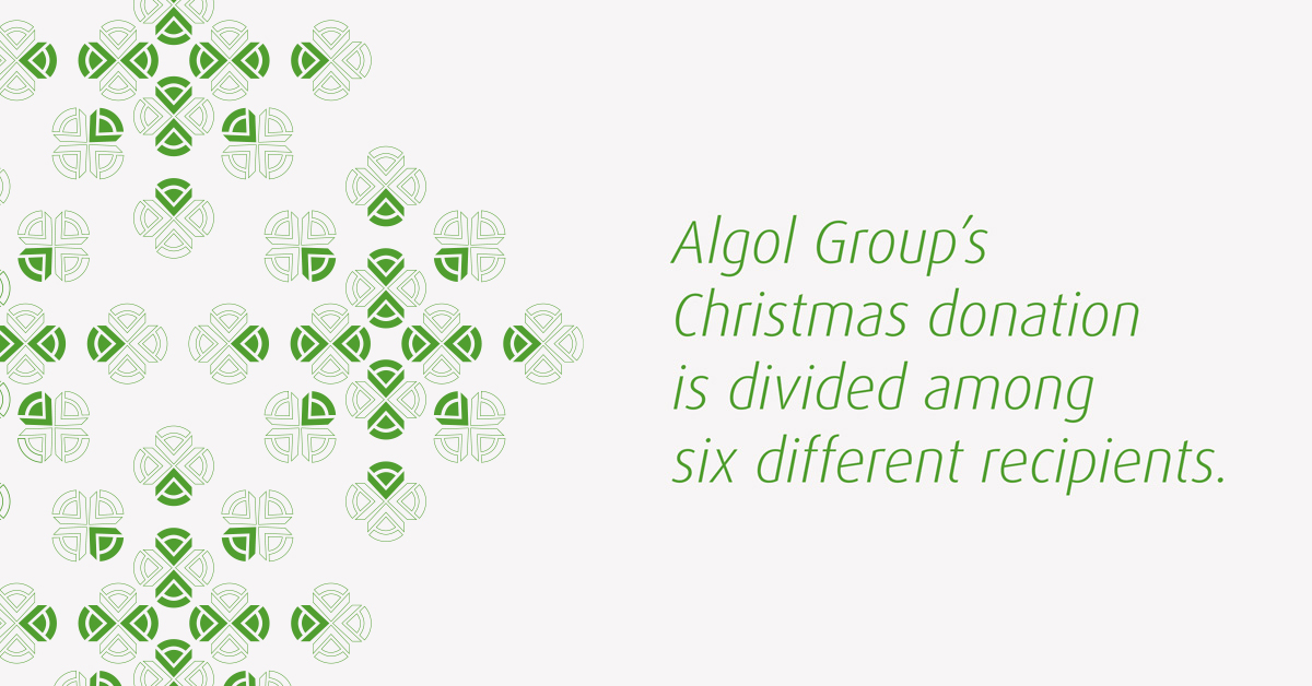 Algol Group supports Finnish and global causes this Christmas